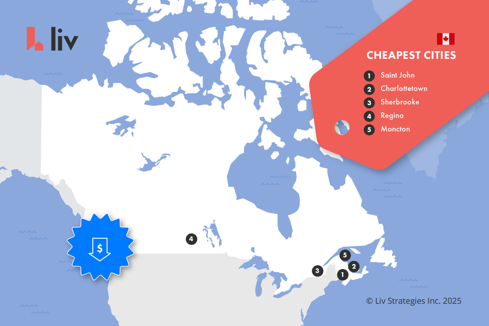 Most Affordable Places to Live in Canada | 2026 | liv.rent blog